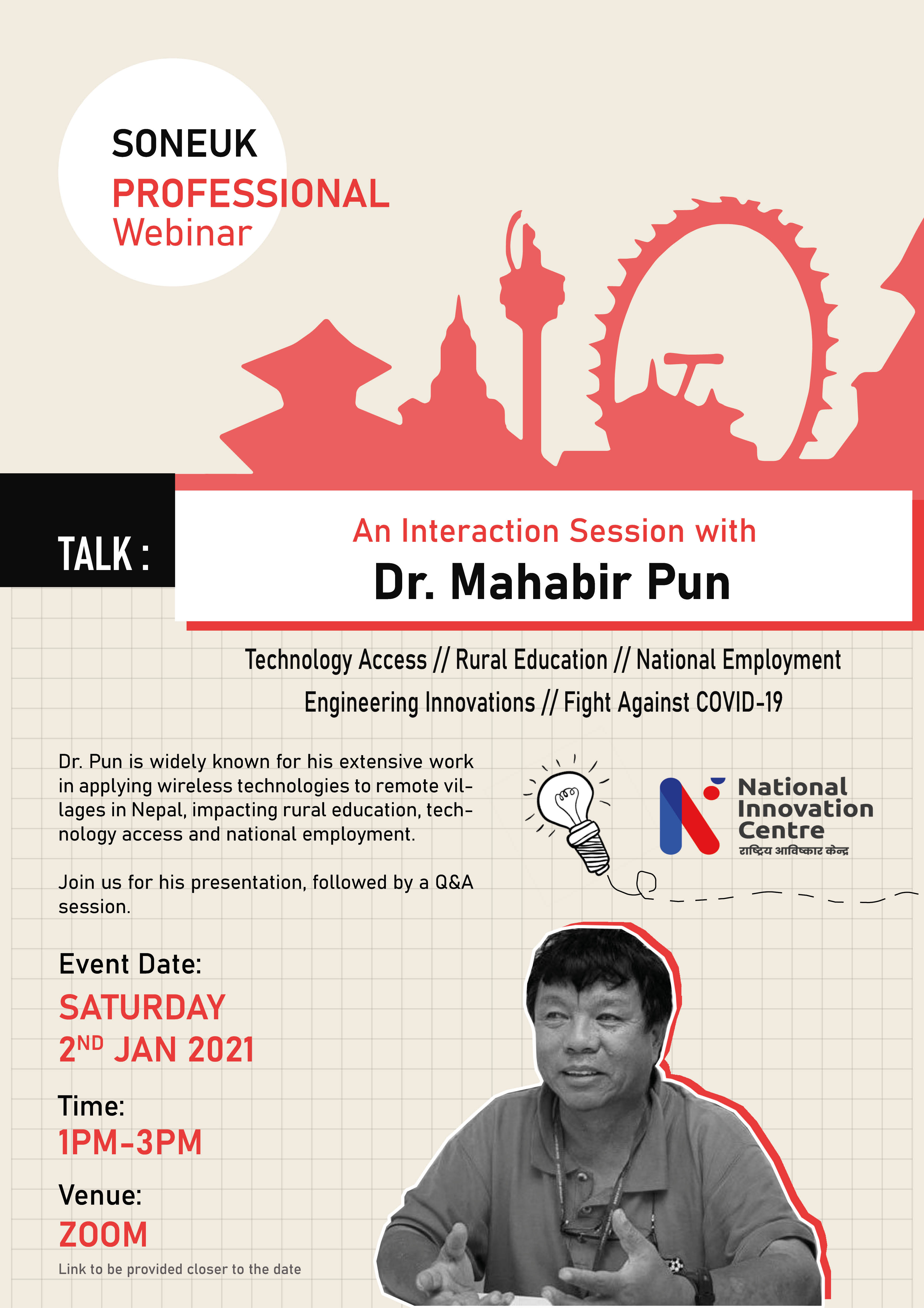 An Interaction Session with Dr Mahabir Pun - SONEUK